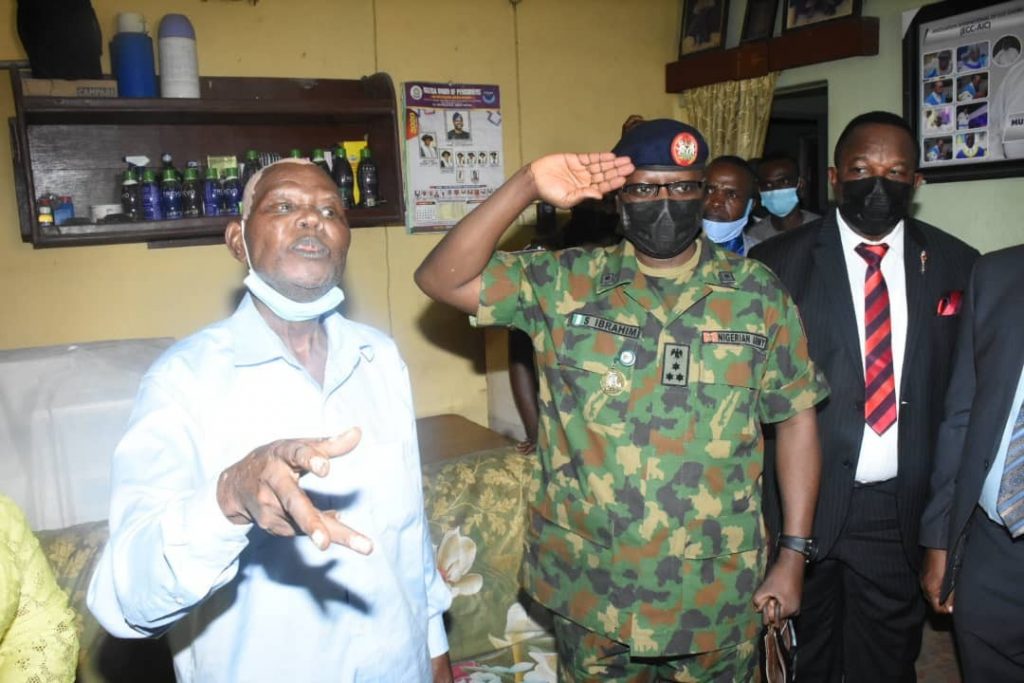 74-Year-Old NYSC Anthem Composer Bursts Into Tears As DG Visits Him ...